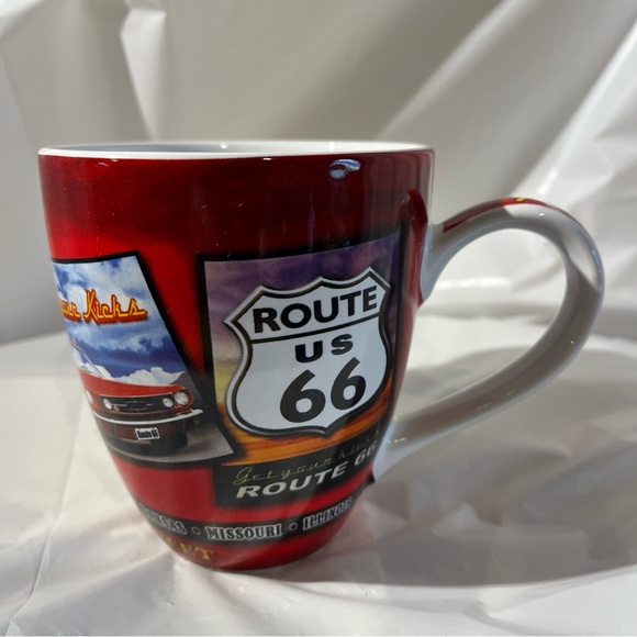 The Unbranded Brand | Dining | Route 66 Red Ceramic Souvenir Coffee Mug ...